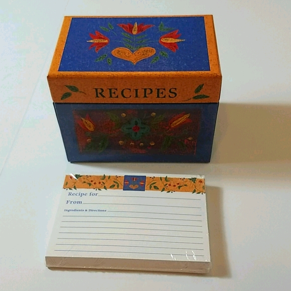 Hallmark | Kitchen | Hallmark Recipe Card And Box Set | Poshmark